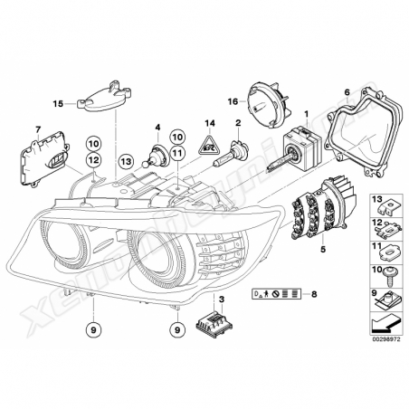BMW E90 LCI Xenon Far Beyni - 7237647